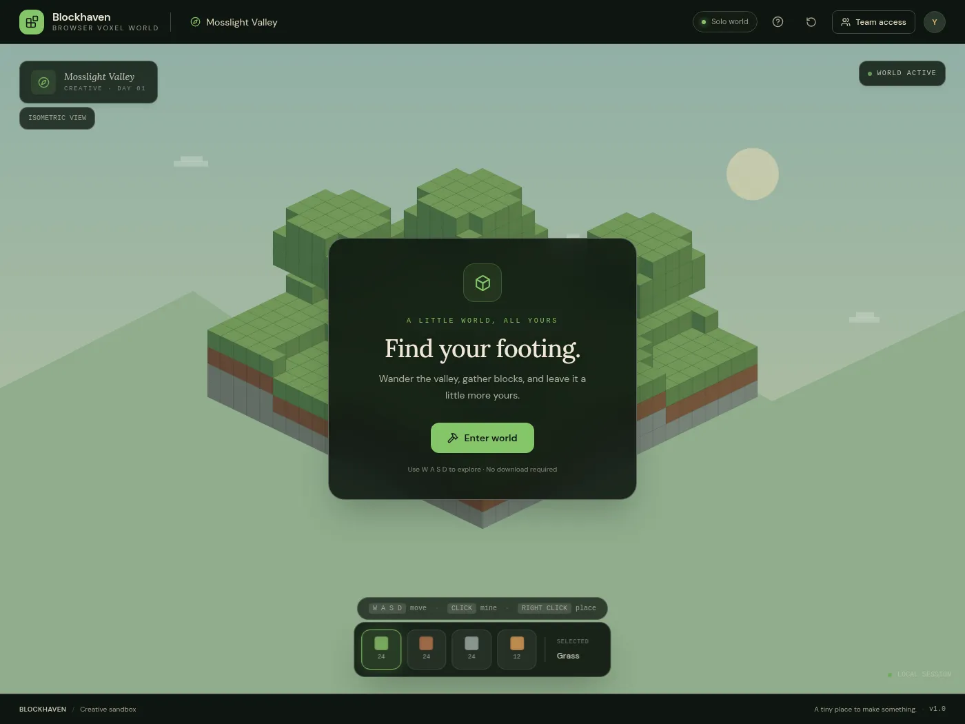 Minecraft Web Client