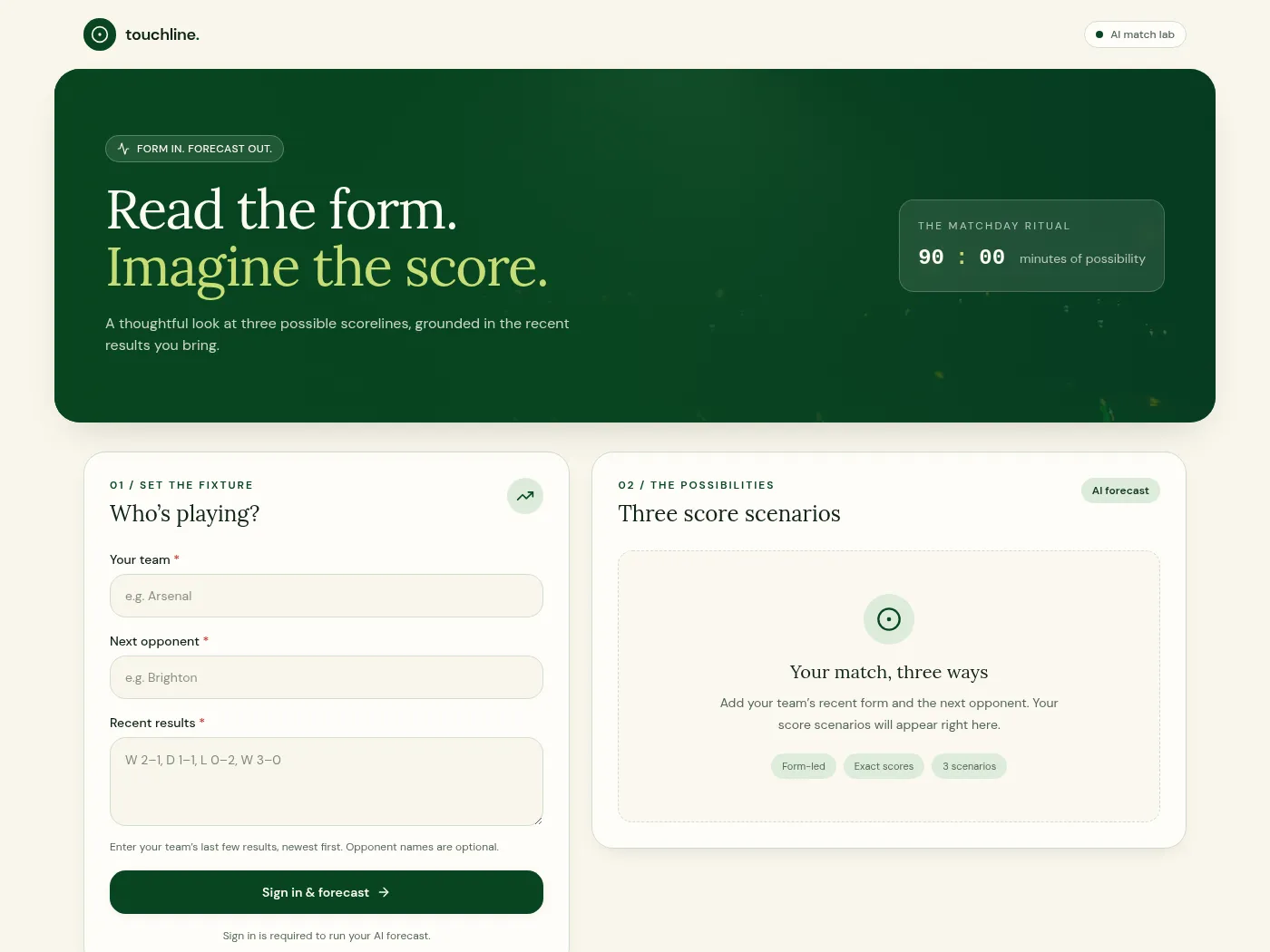 AI Football Score Predictor