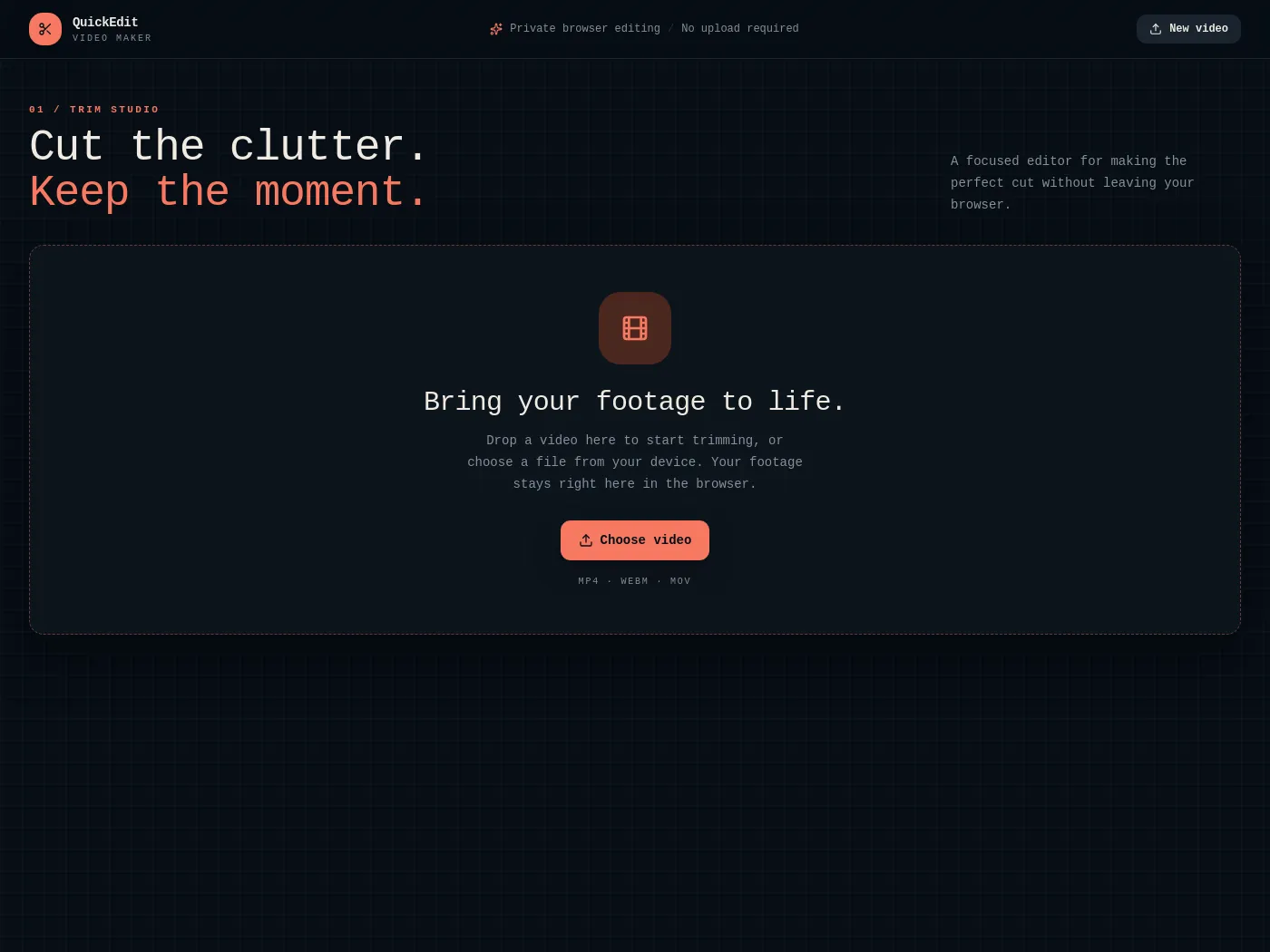 QuickEdit Video Maker