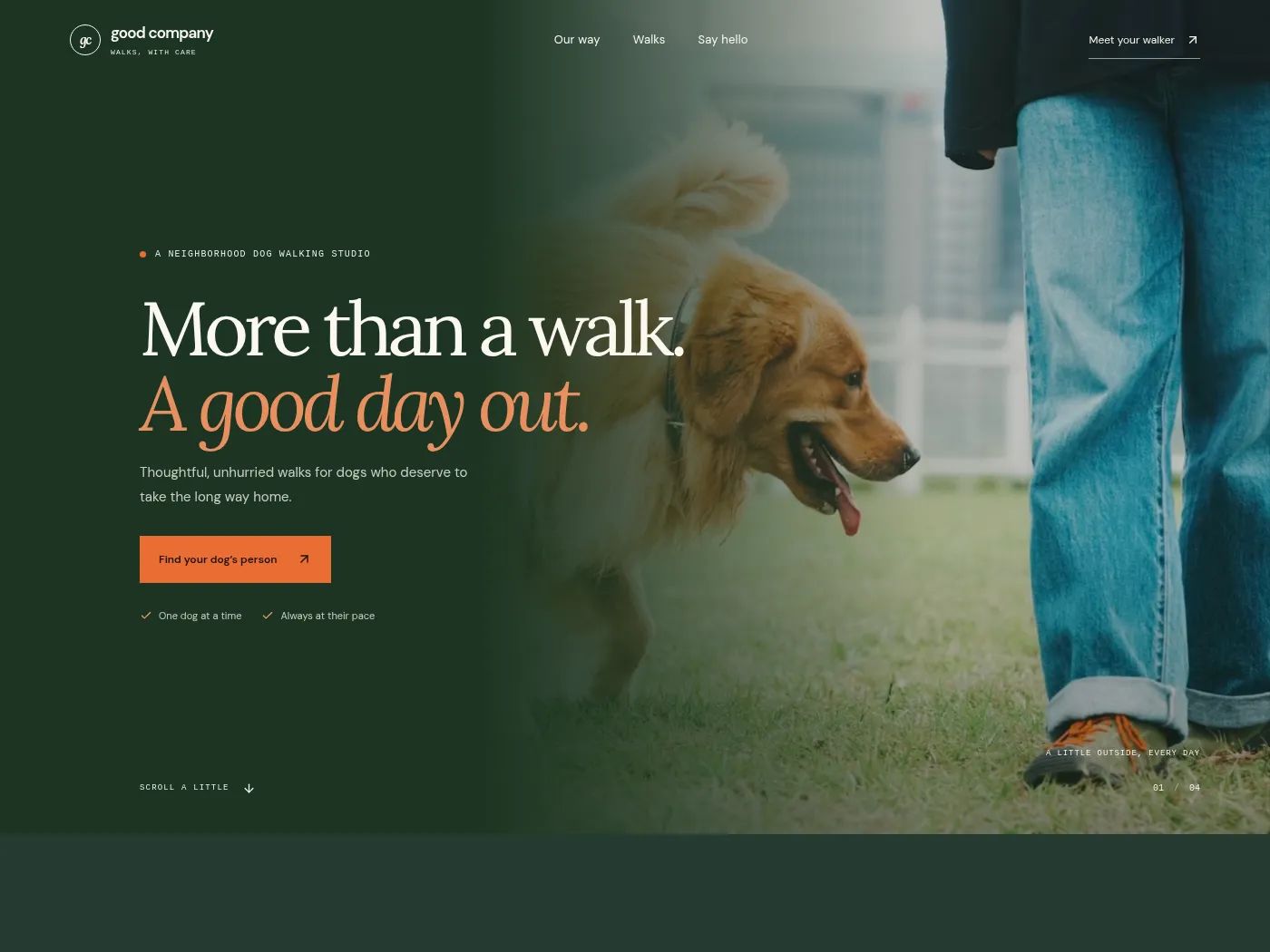 DogWalk 3D Story Site
