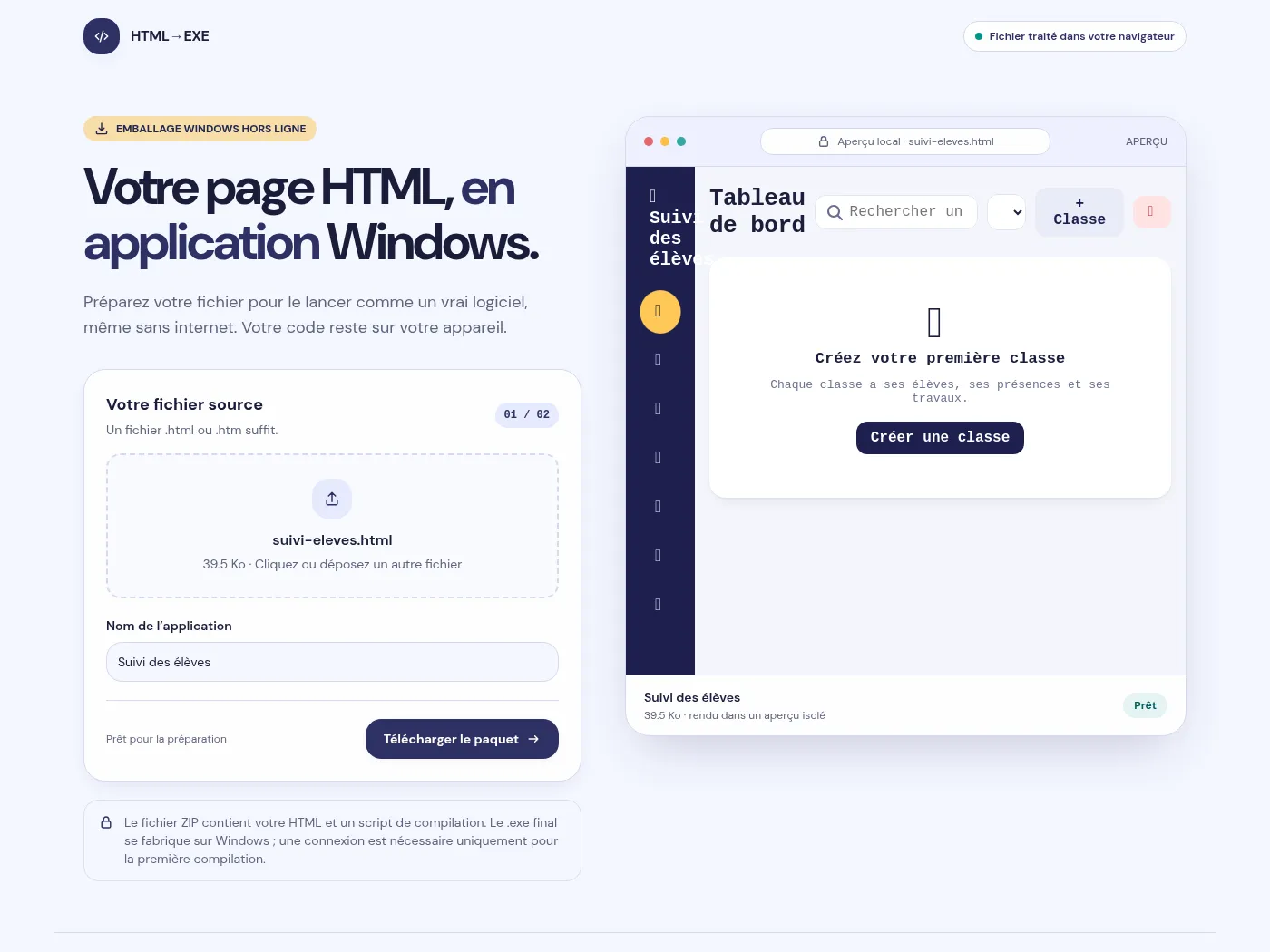 HTML to EXE Converter