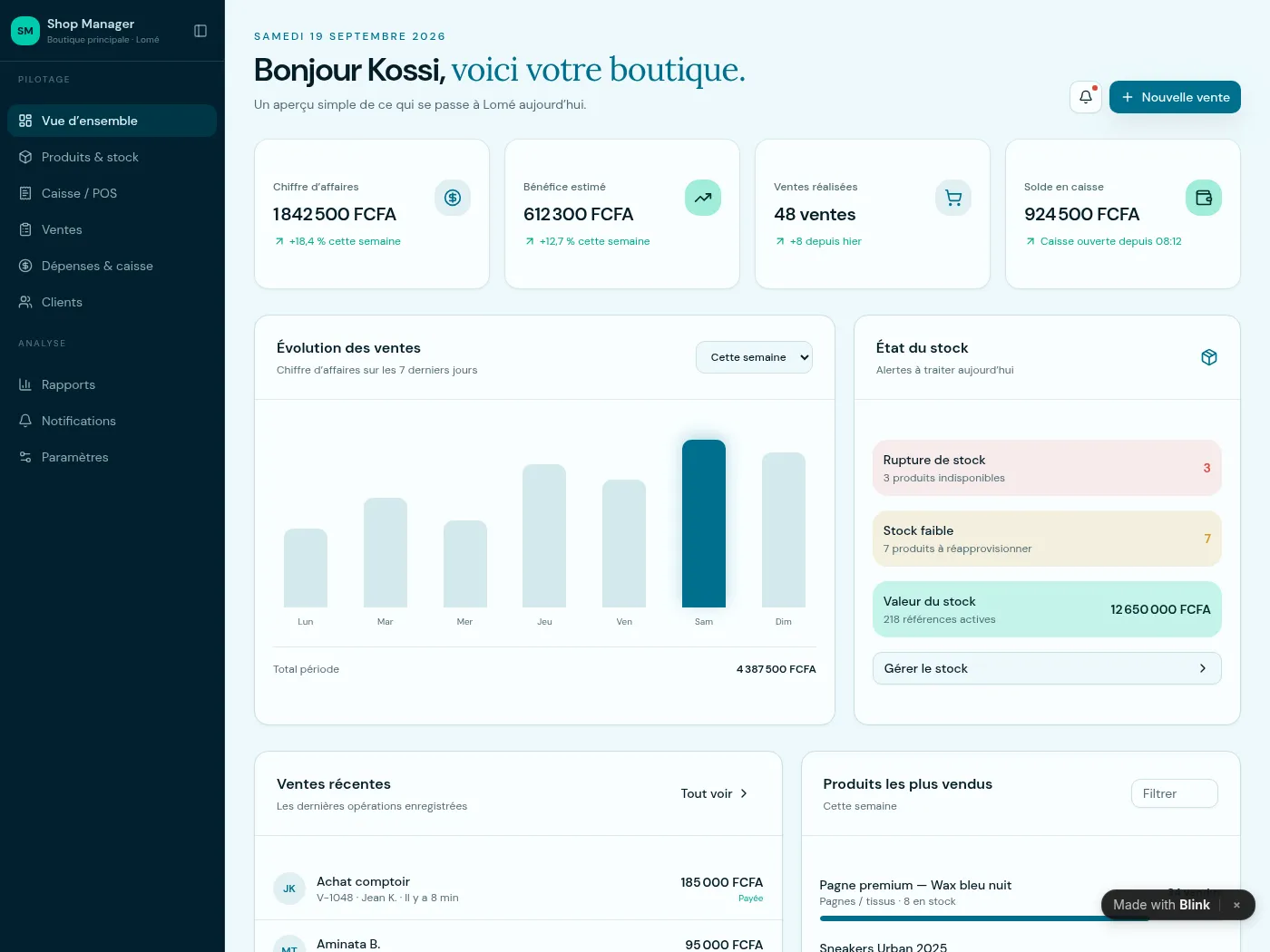 Shop Manager Pro