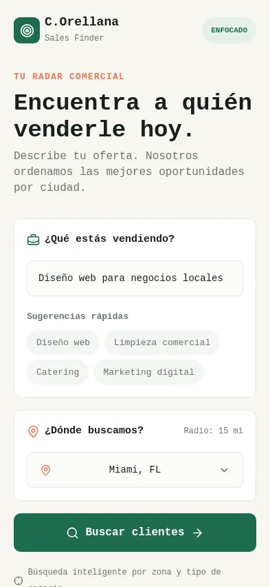 C.Orellana Sales Finder