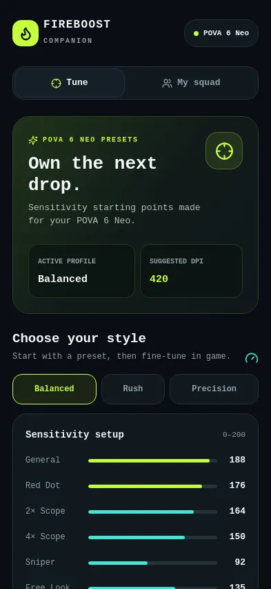 FireBoost Companion