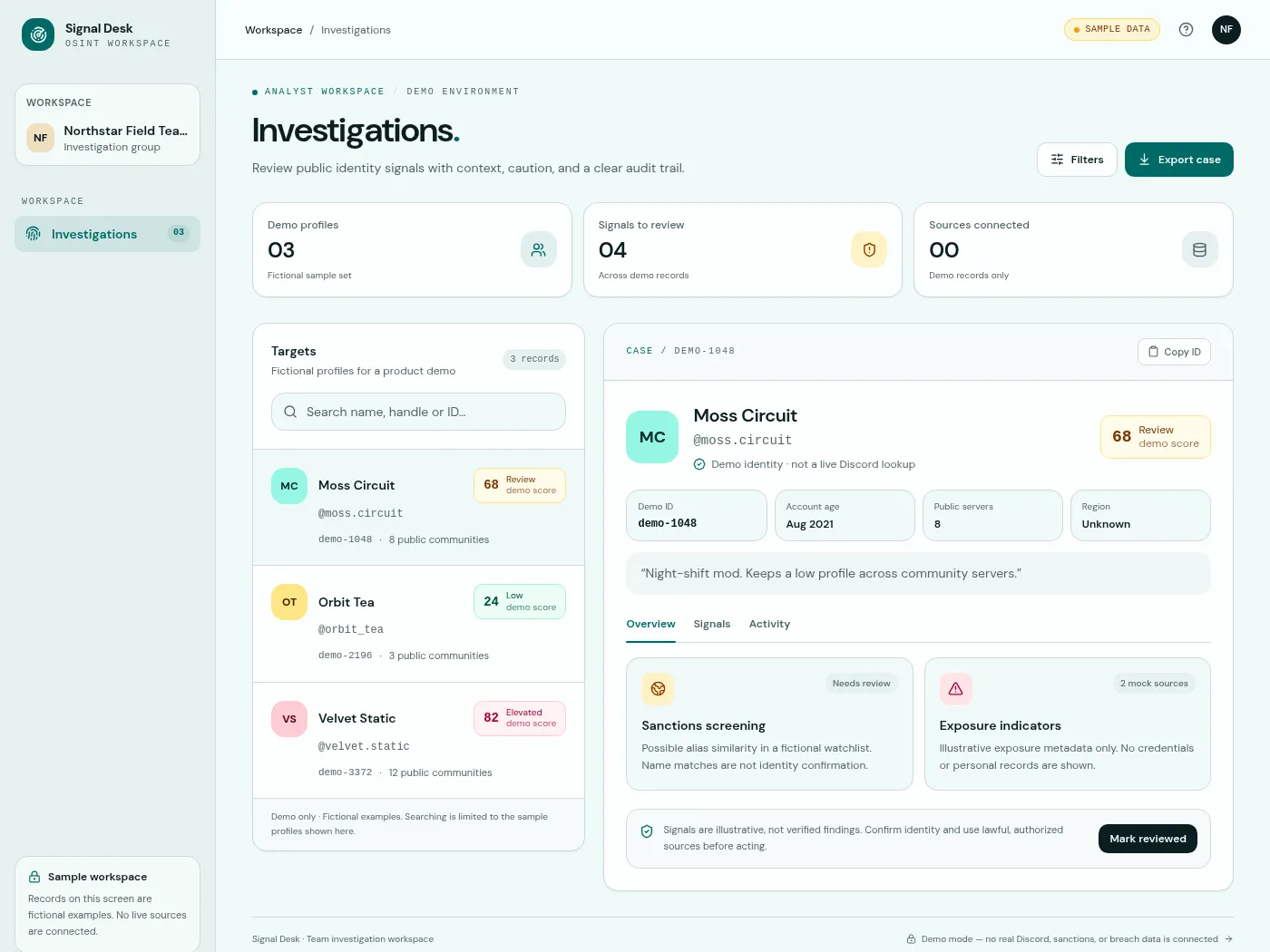 OSINT Discord Scanner
