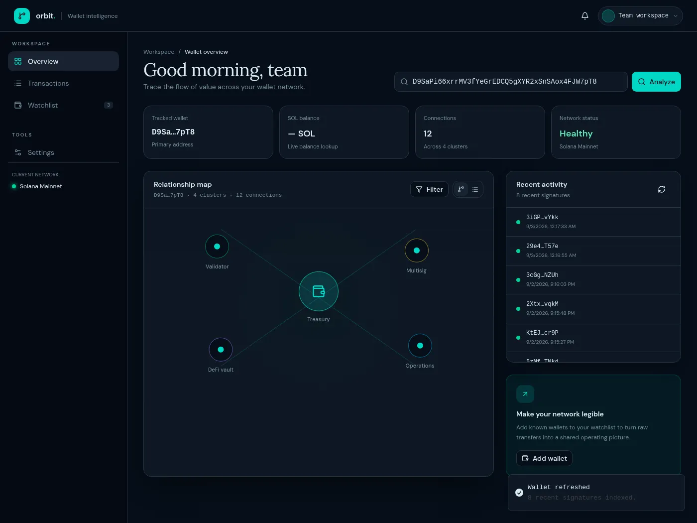 Solana Wallet Visualizer