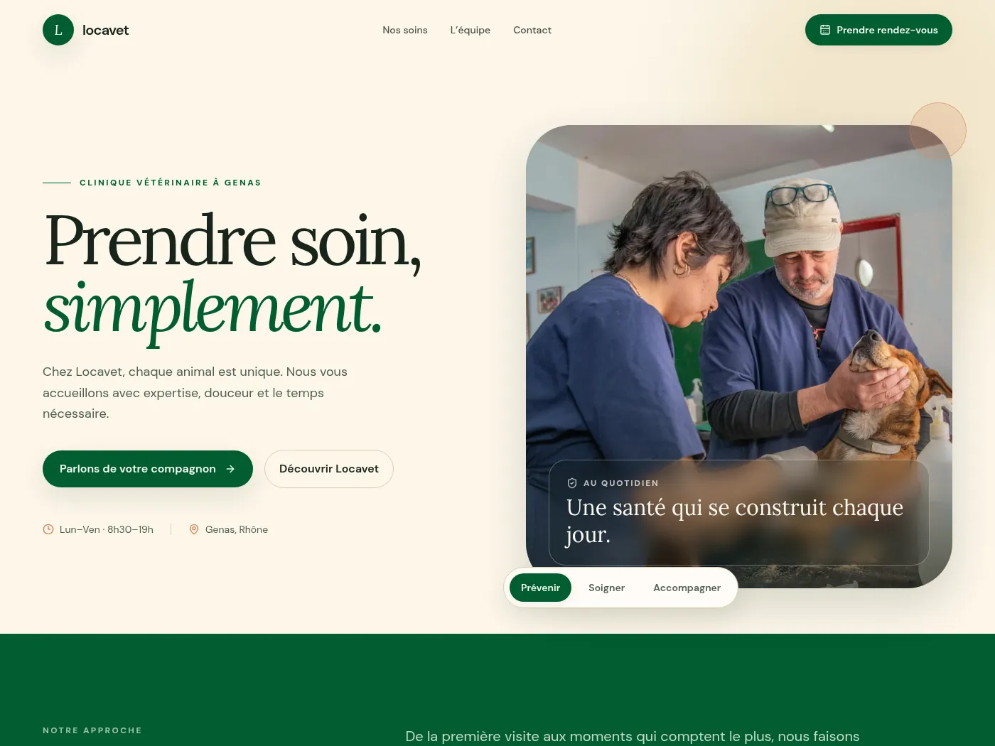 Locavet Company Website
