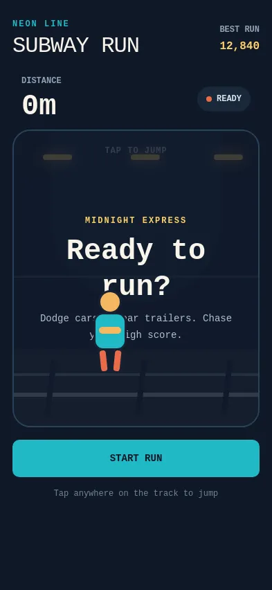 Endless Subway Runner