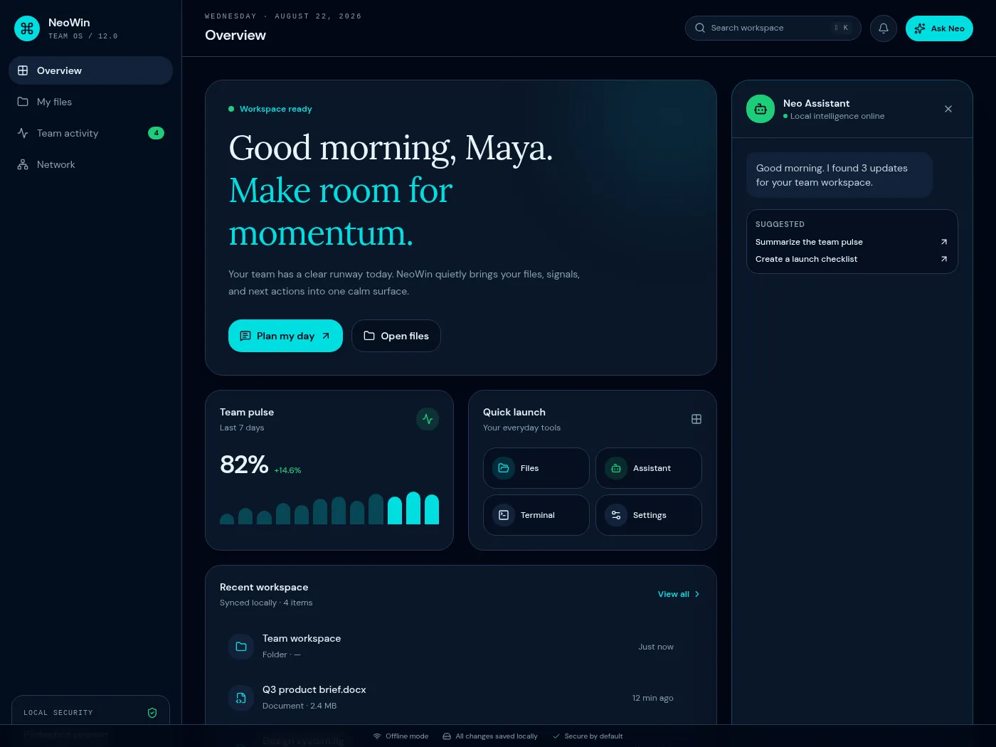 NeoWin Desktop Simulator