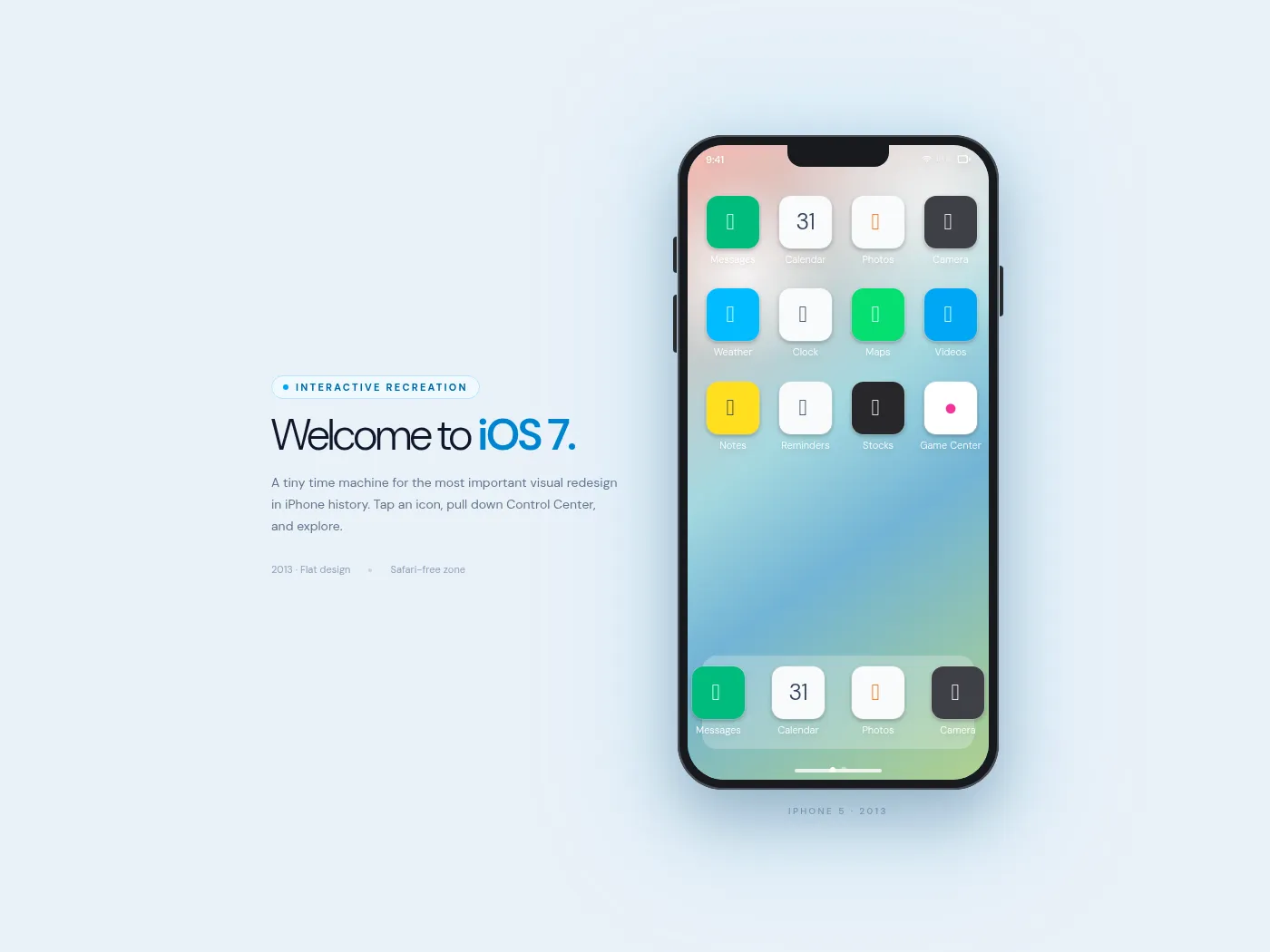 iOS 7 Web Simulator