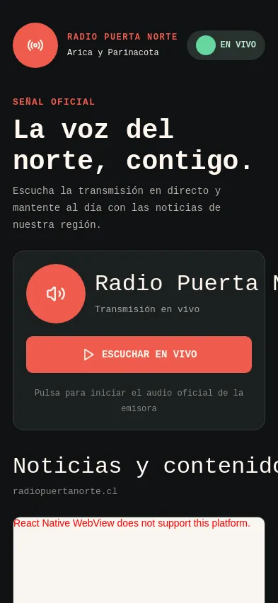 Radio Norte Live App