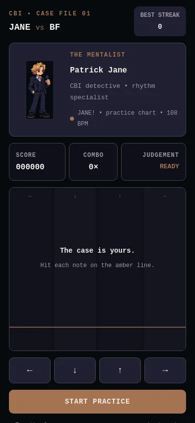 Jane vs BF Rhythm Game
