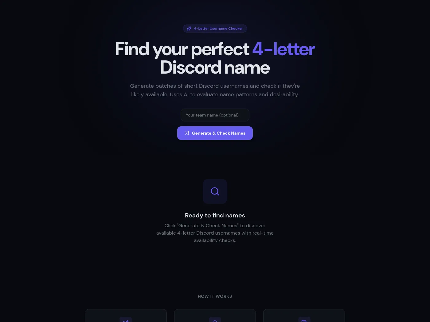 Discord Name Finder