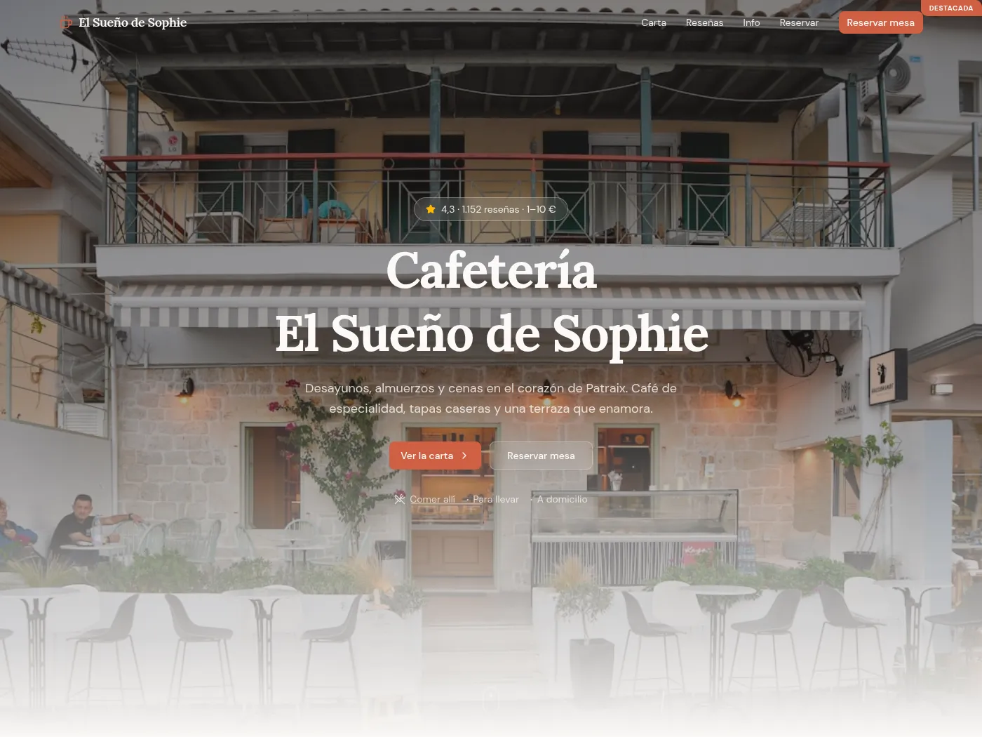Sueño de Sophie Web