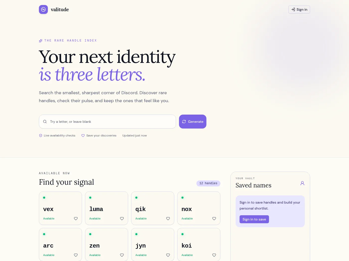 Discord Name Finder