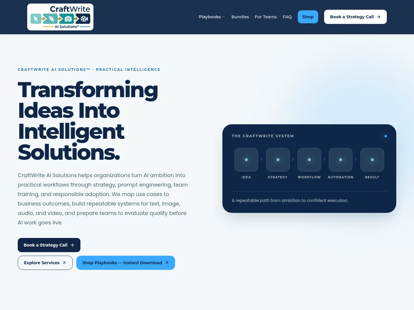 CraftWrite AI Website
