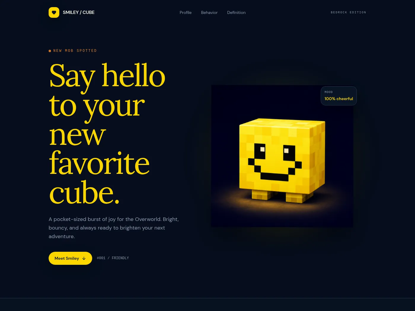 Smiley Cube Mob