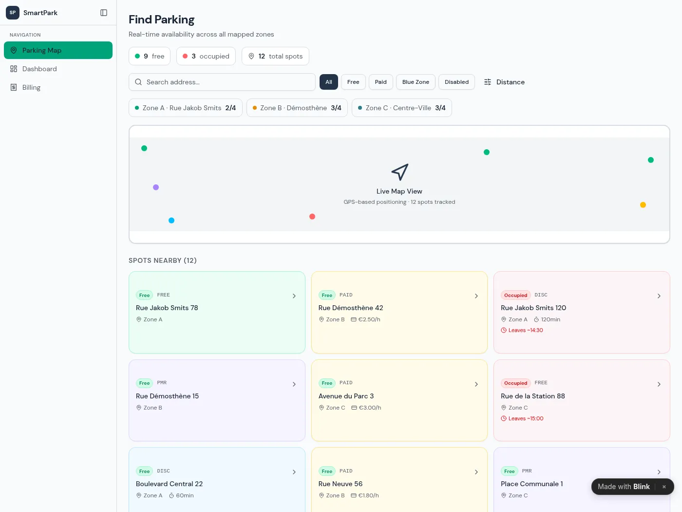 SmartPark Parking AI