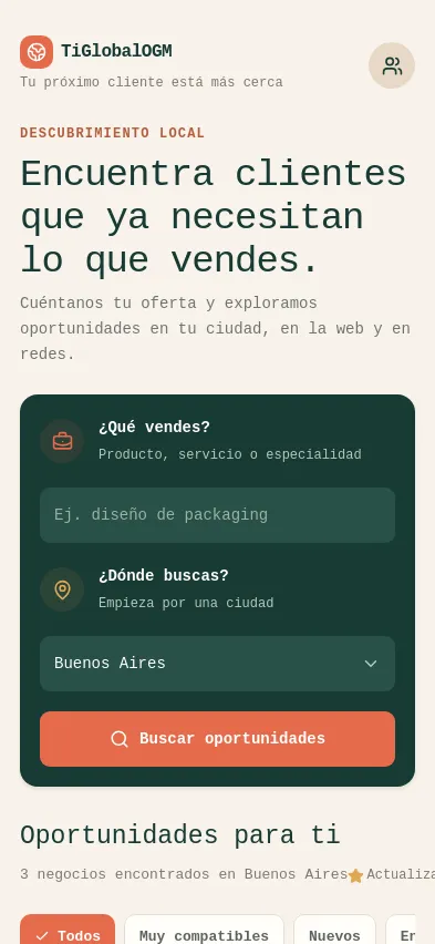 TiGlobalOGM Client Finder
