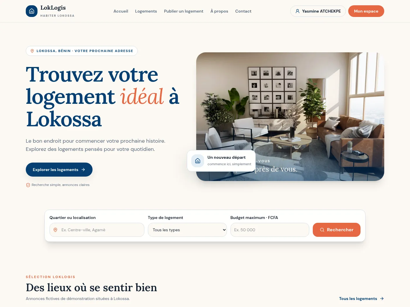 LokLogis Plateforme de Location