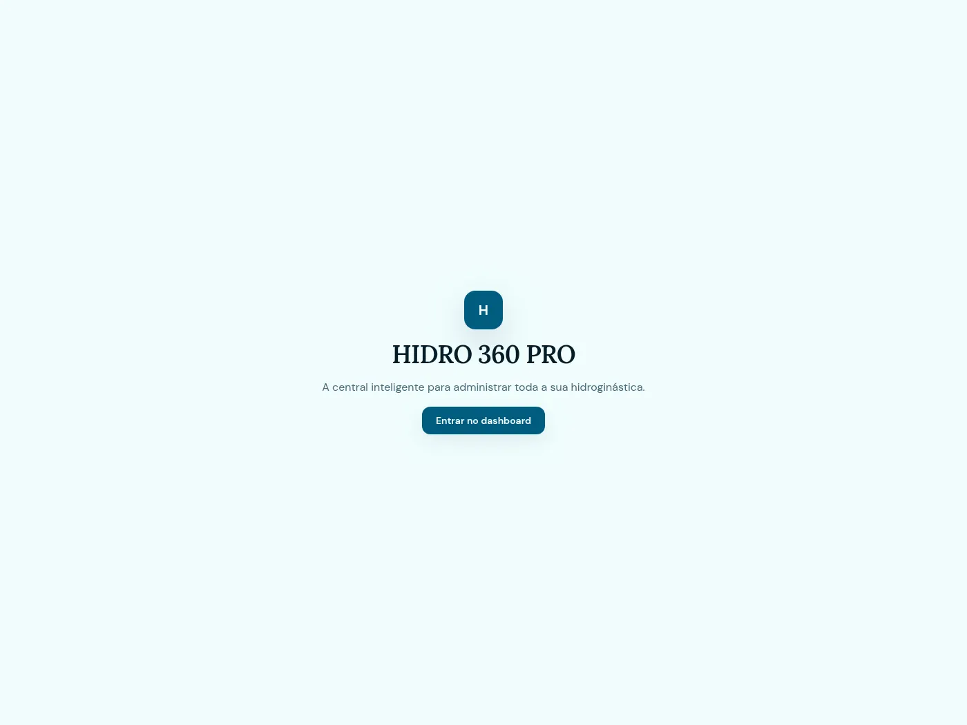 HIDRO 360 PRO Platform