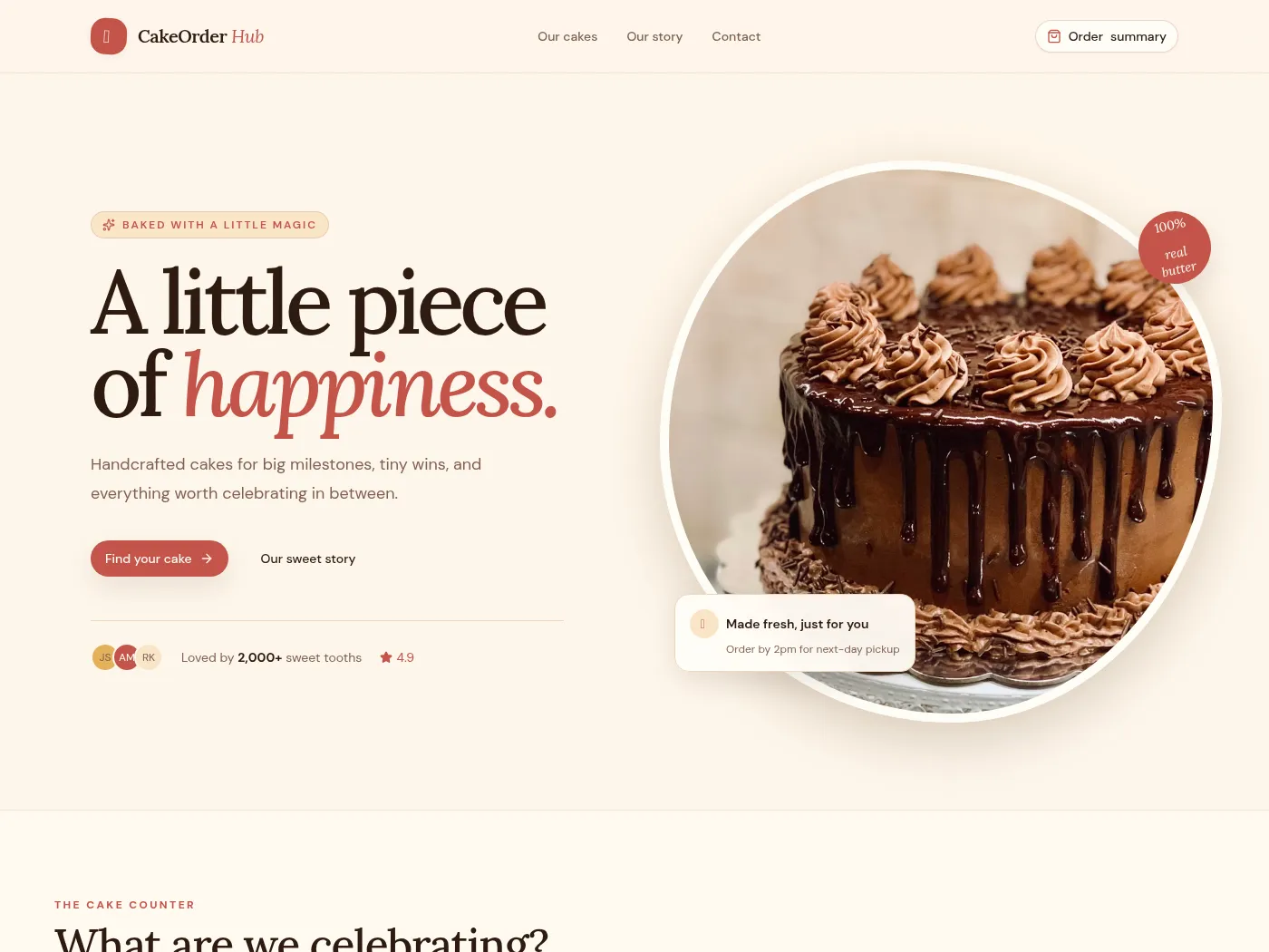 CakeOrder Hub
