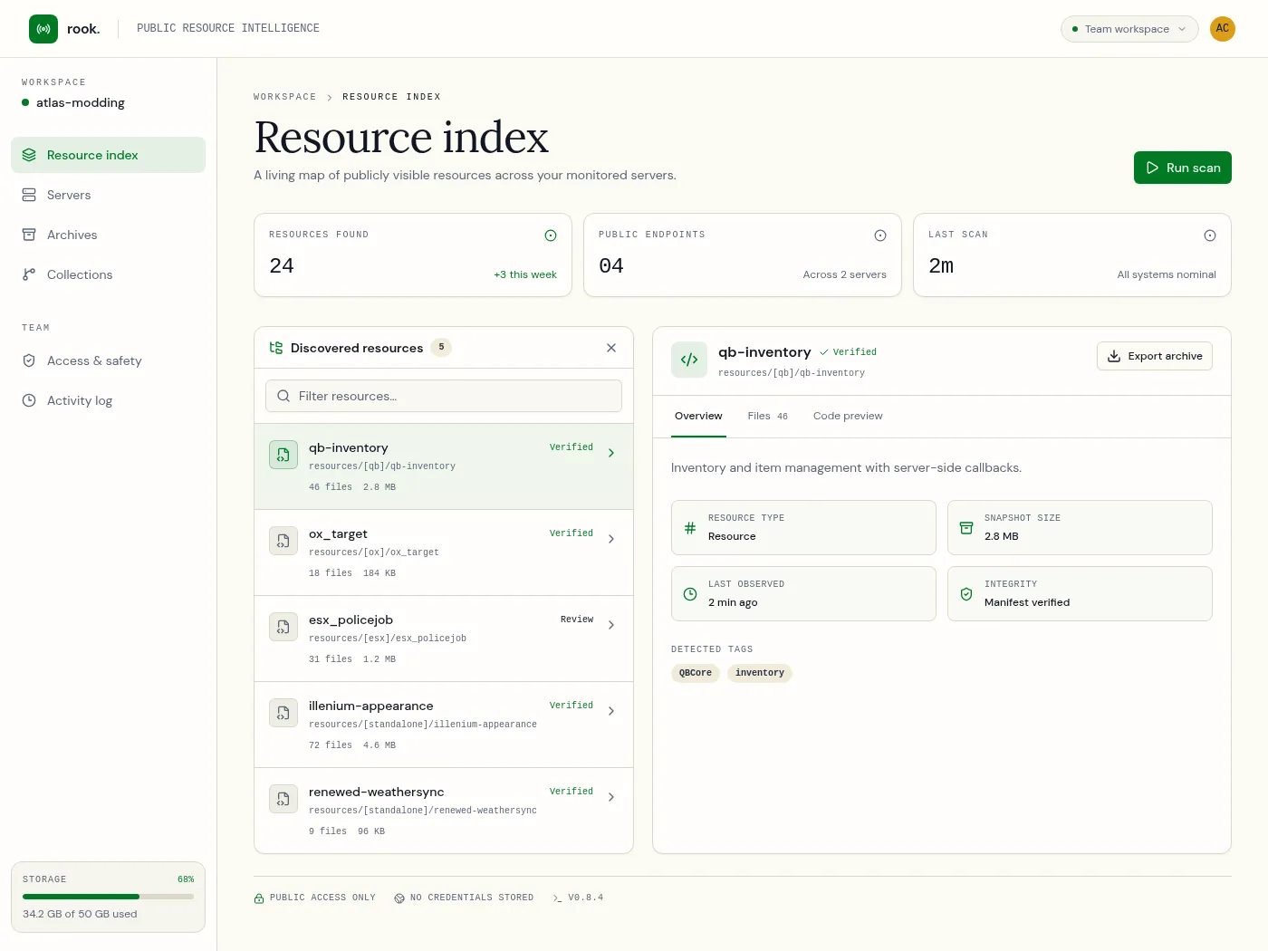 FiveM Server Resource Scanner