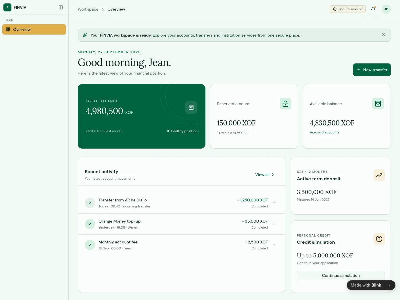 FINVIA SaaS Platform
