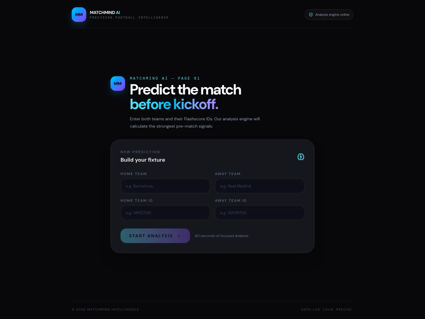 AI Match Predictor