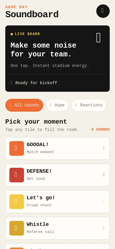 GameSoundboard