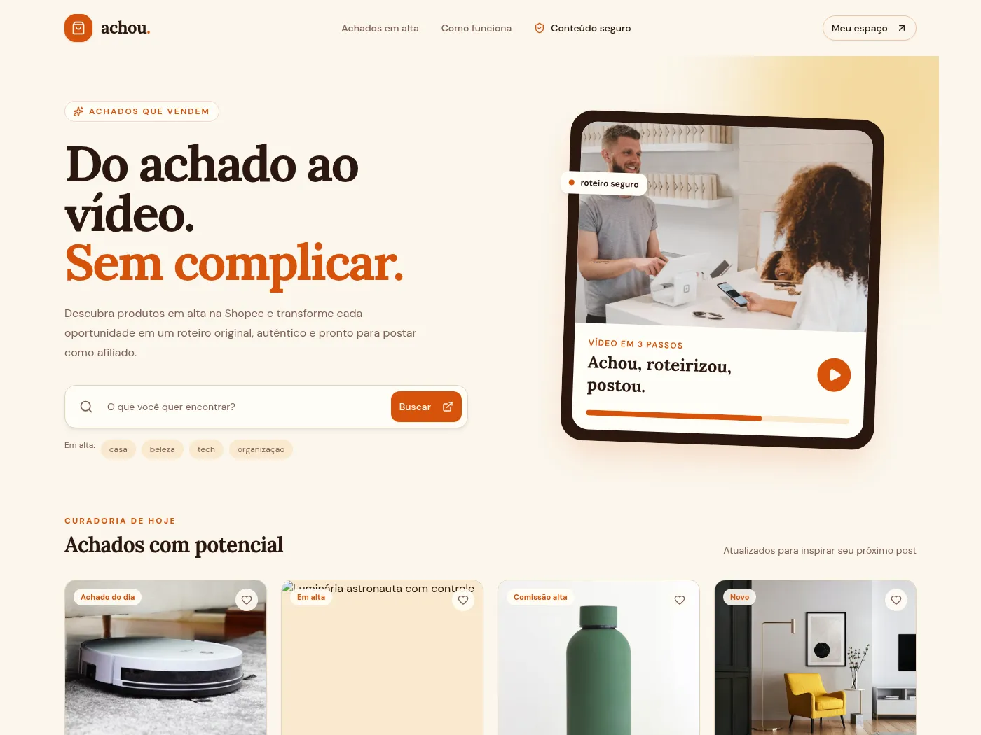 Shopee Achados Video App