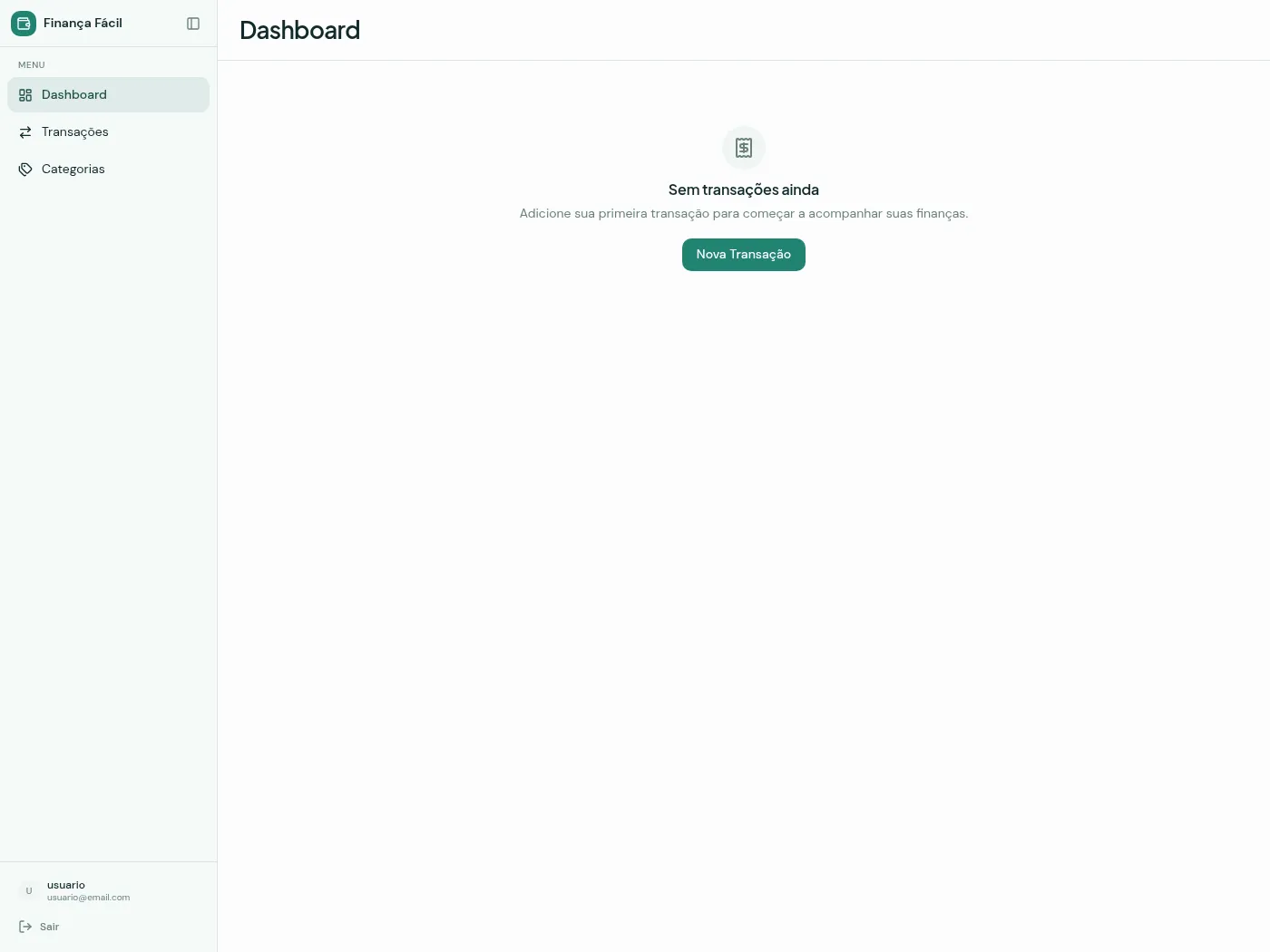 Finança Fácil Web