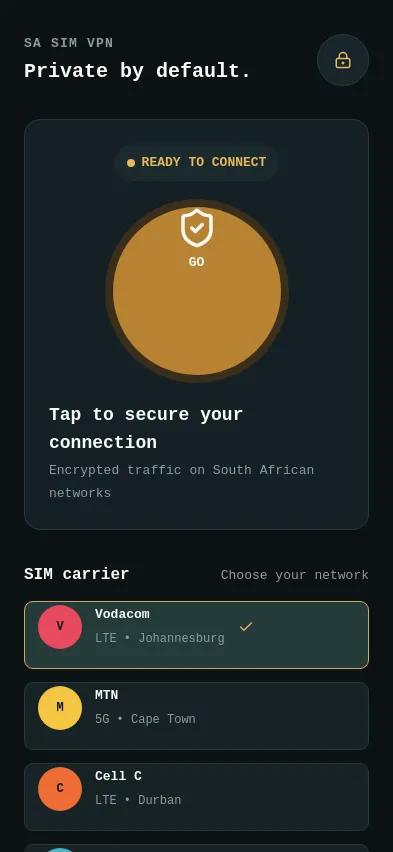 SA SIM VPN Mobile