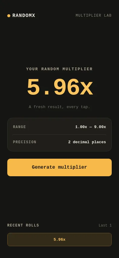 RandomX Generator