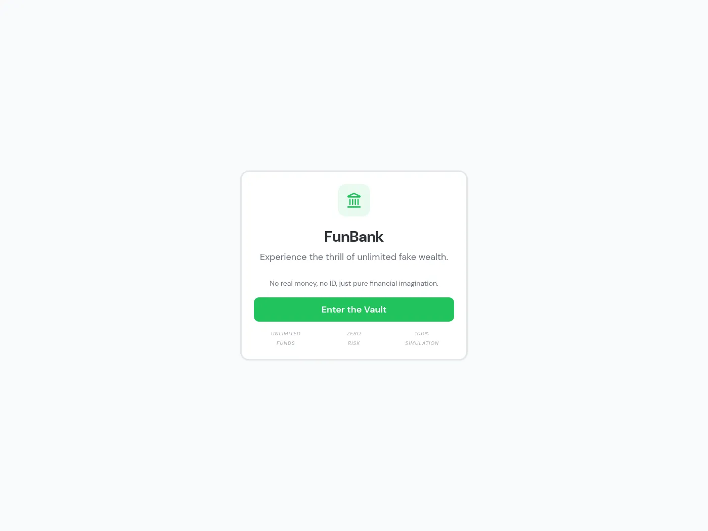 FunBank Simulator