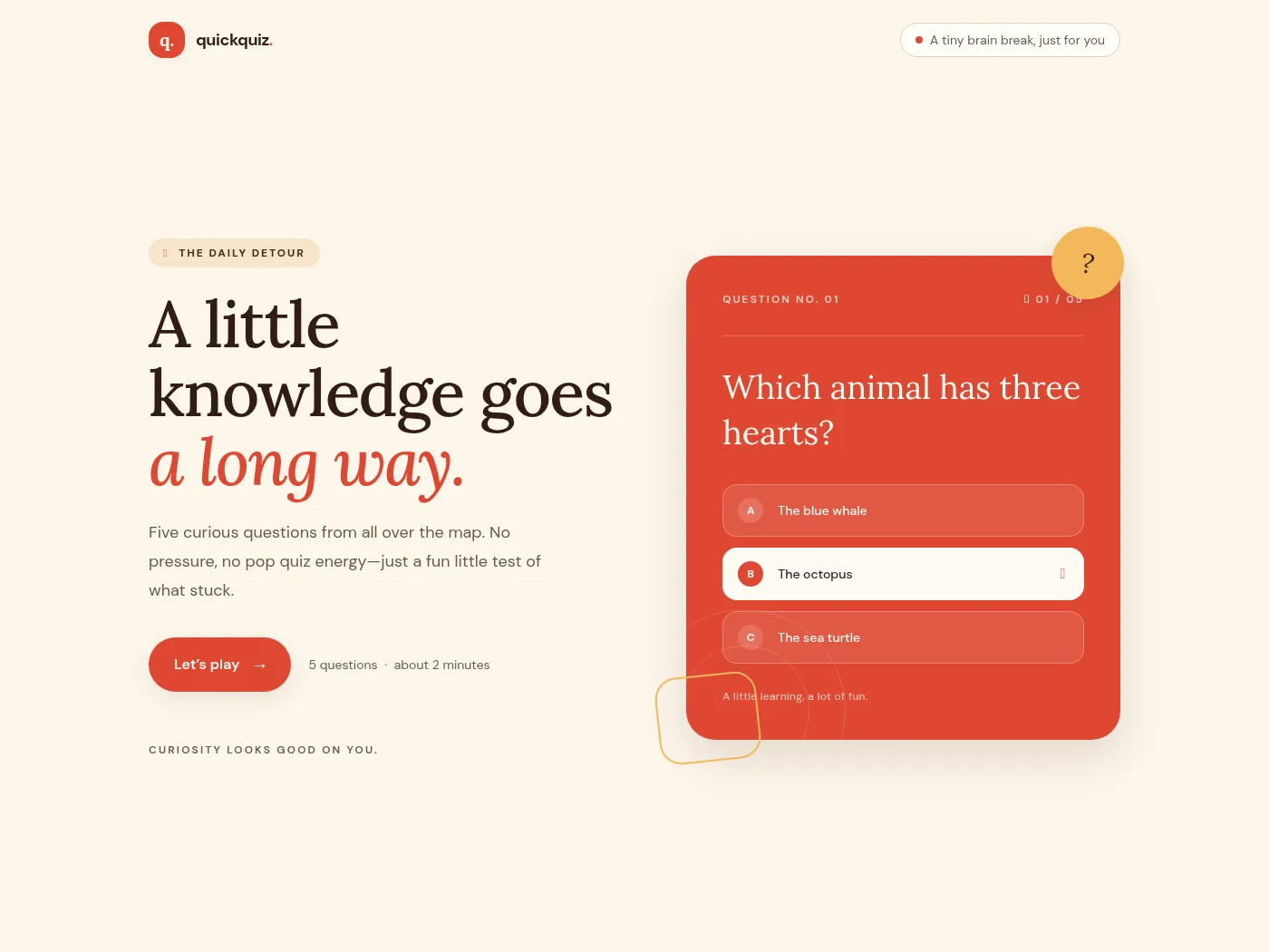 QuickQuiz Site