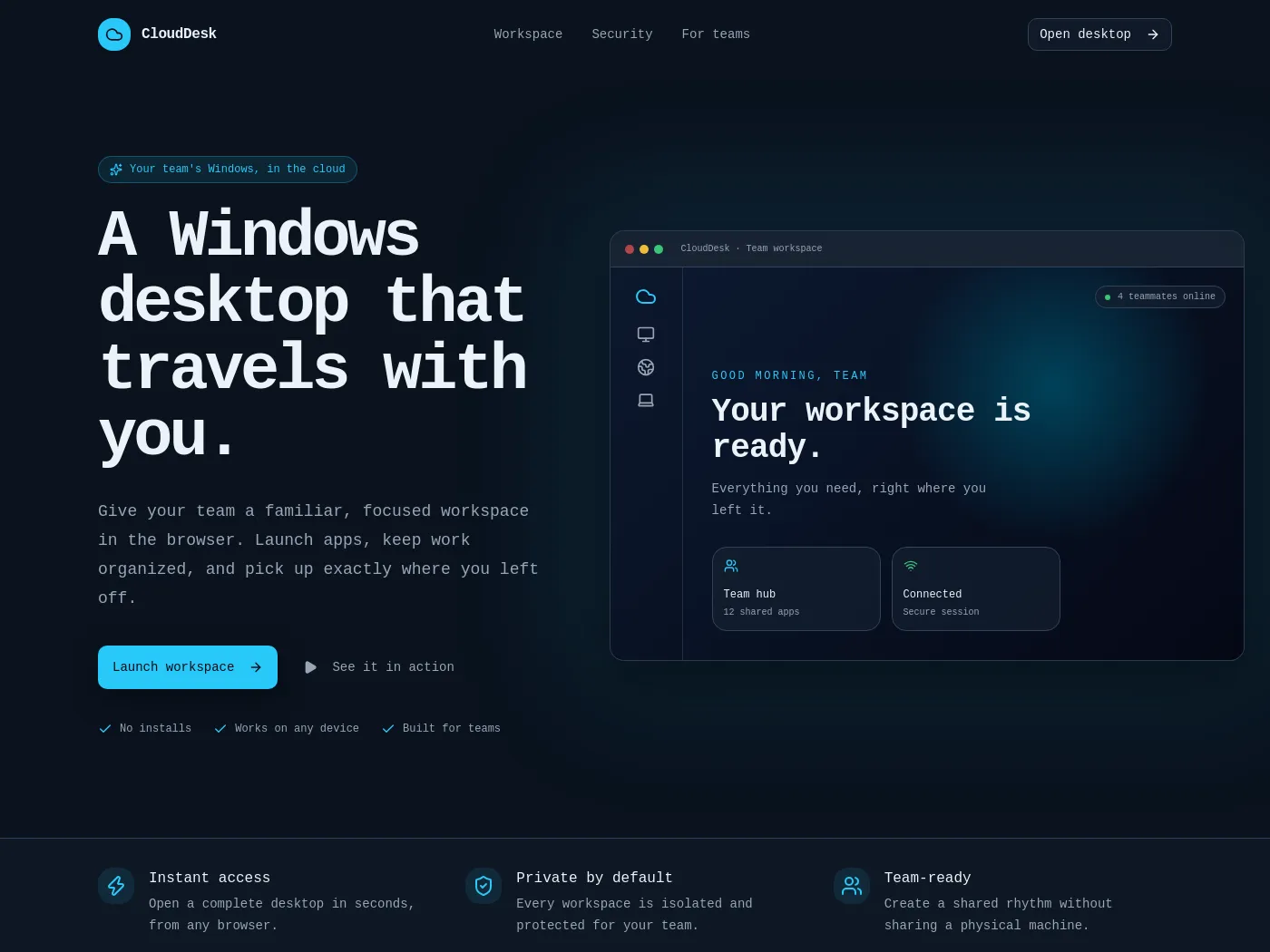 Win11 Cloud Desktop