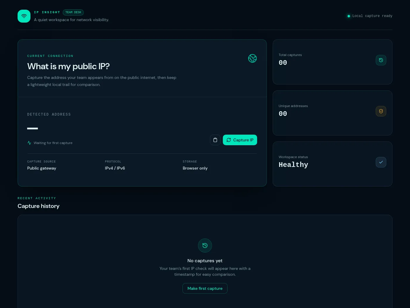 IP Insight Dashboard