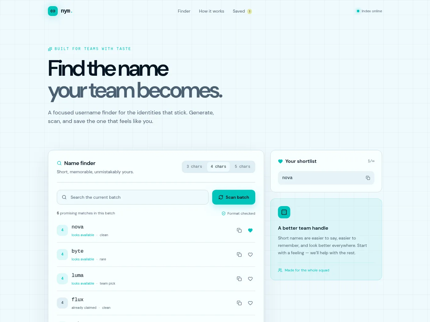 Discord Name Finder