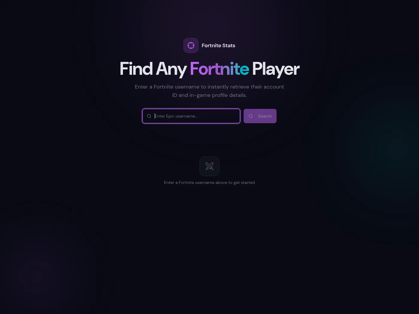 Fortnite Stats Finder