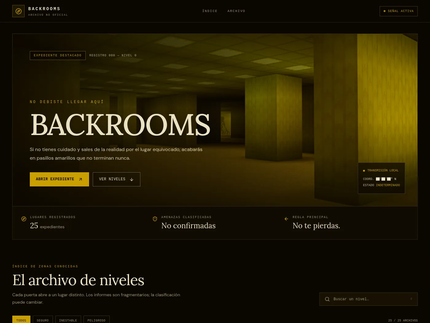 BACKROOMS Mod Explorer