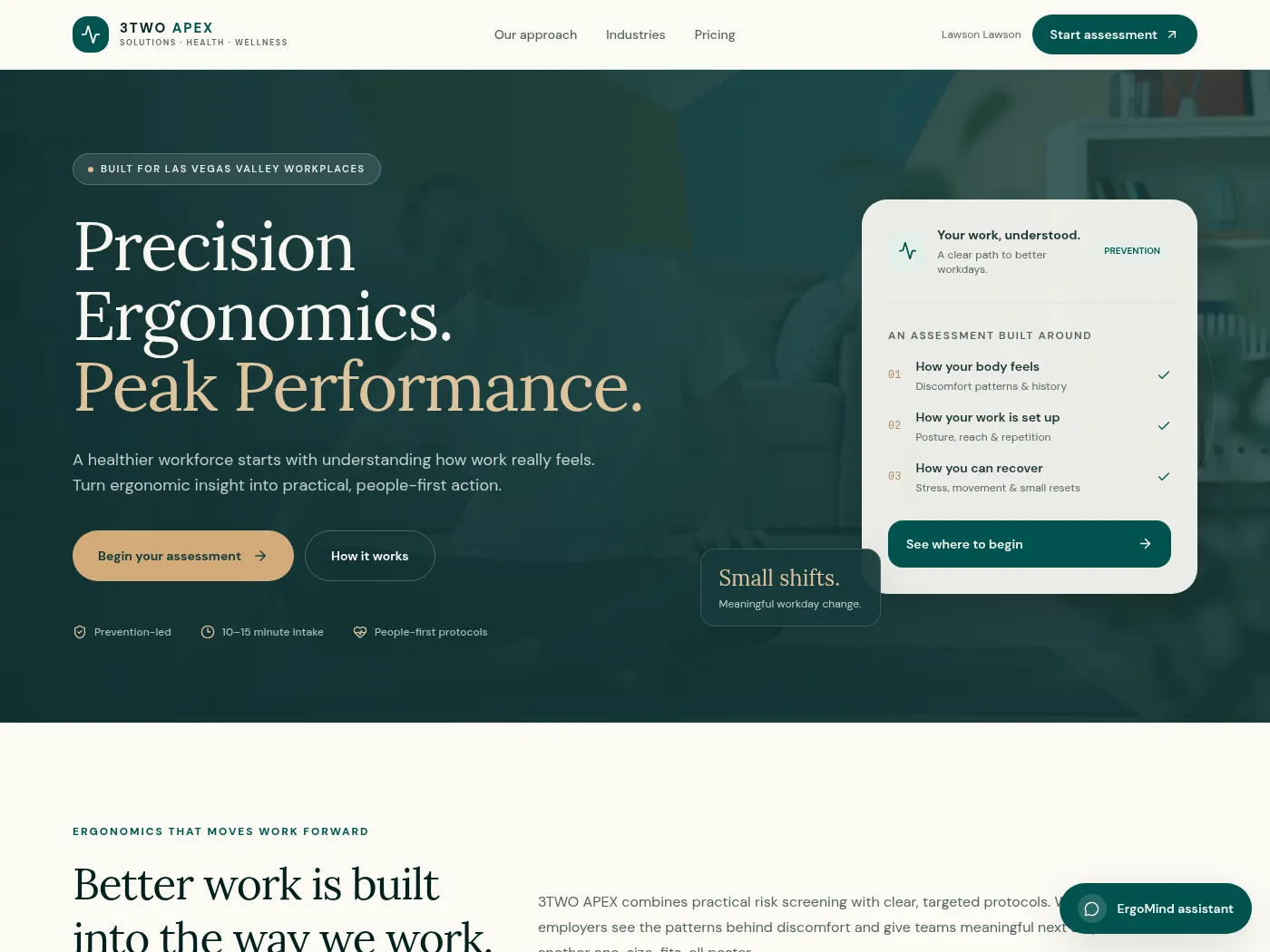 ErgoMind Health Platform