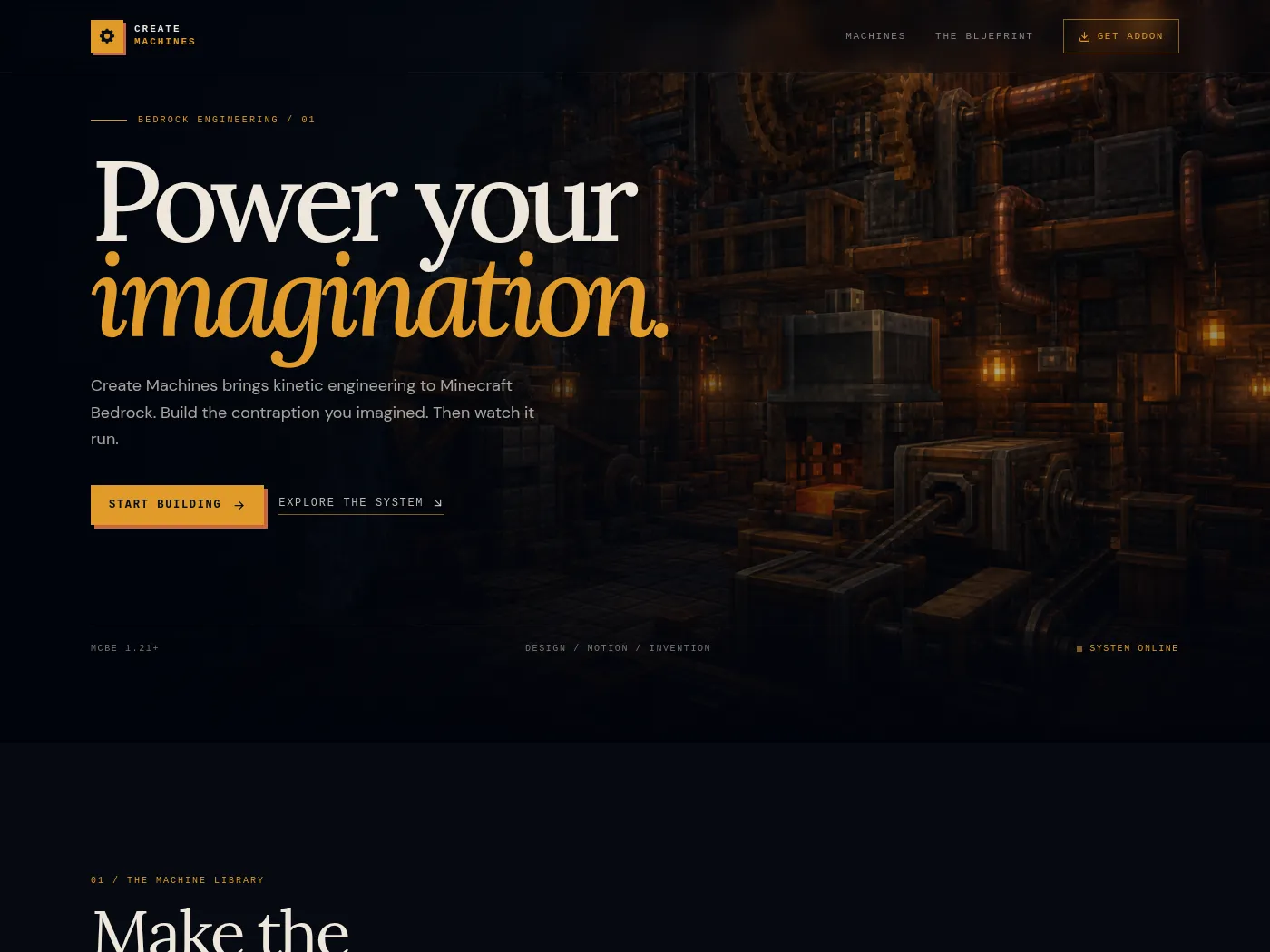 Bedrock Create Machines