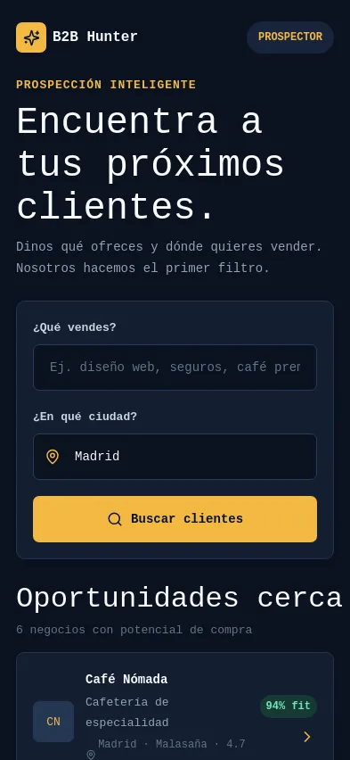 B2B Hunter App