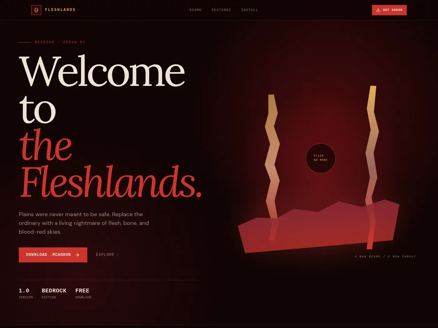 Fleshlands Biome Addon