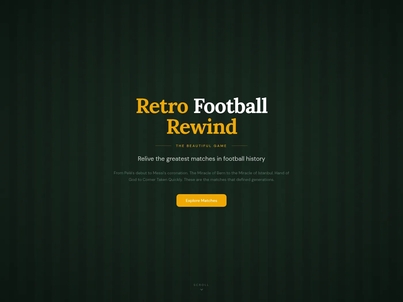 Retro Football Rewind