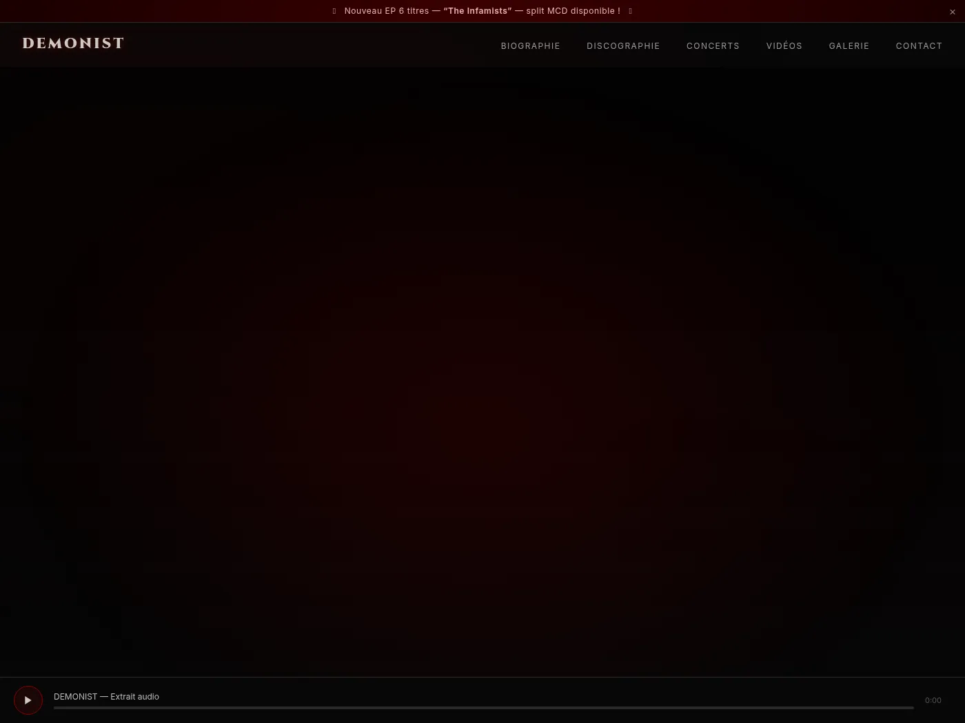 Demonist Metal Band Site