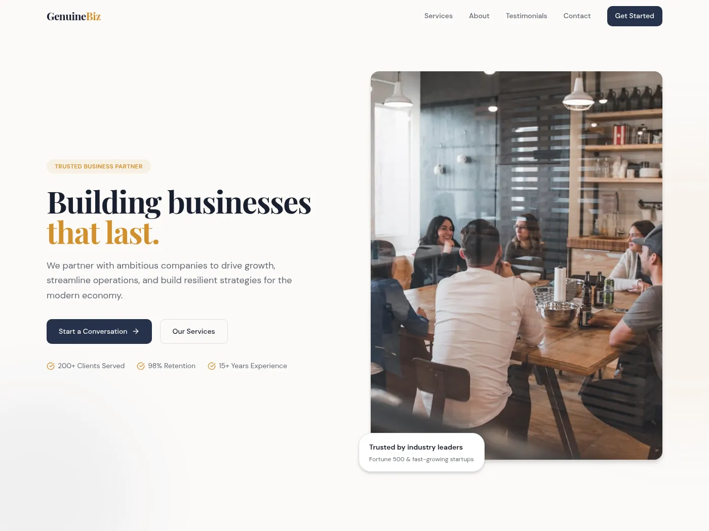 GenuineBiz Web