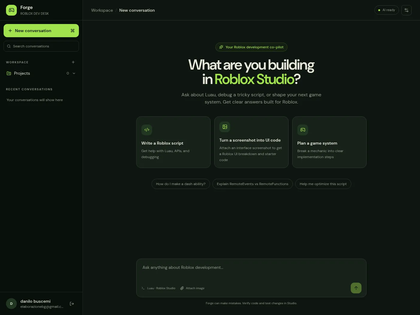 Roblox Dev AI Assistant