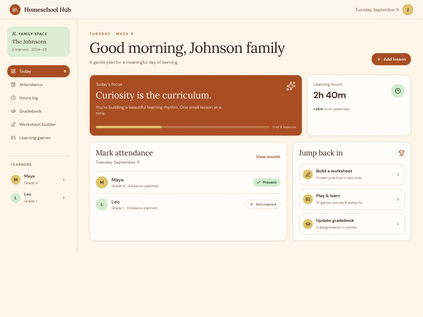 Homeschool Hub